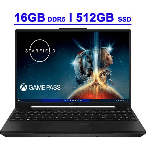 Asus Tuf A16 Gaming Laptop 16 Fhd 165hz Amd Ryzen 7 16gb Ddr5