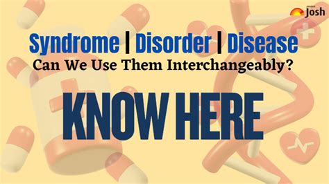 Difference Between Syndrome Disorder And Disease