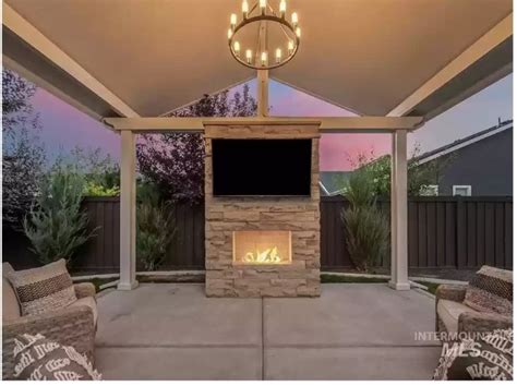 Outdoor Fireplace Structure