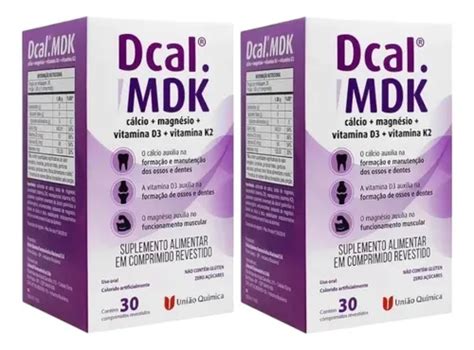 Dcal Mdk Com 2 Caixas De 30 Comprimidos Revestidos Cada Mercadolivre