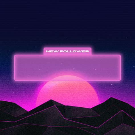 Placeit Alert Box Creator With A Cyberpunk Style To Mention A New Follower