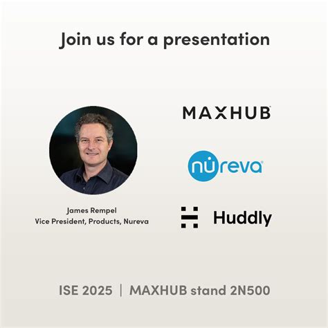 2n500 Avtech Maxhub Ise2025 Videoconferencing Nureva Huddly Maxhub