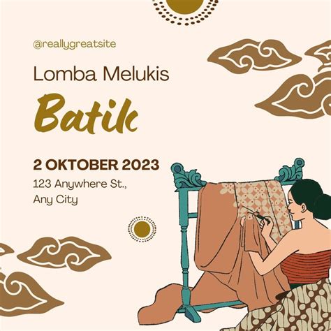 Halaman 7 Gratis Desain Contoh Gambar Batik Canva