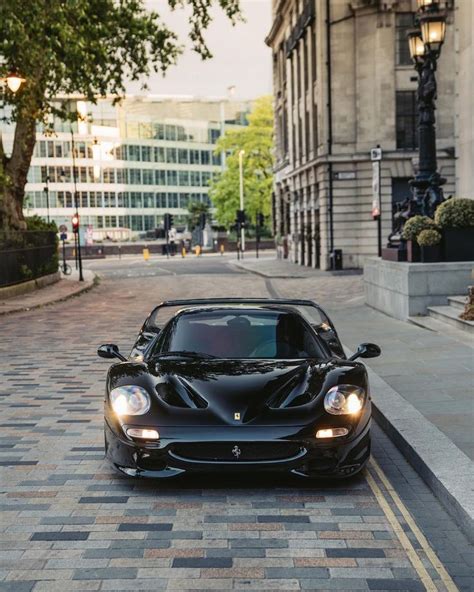 Ferrari F50 Black Super Luxury Car Voiture