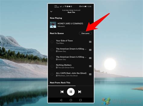 how to clear your queue on spotify mobile and desktop winbuzzer