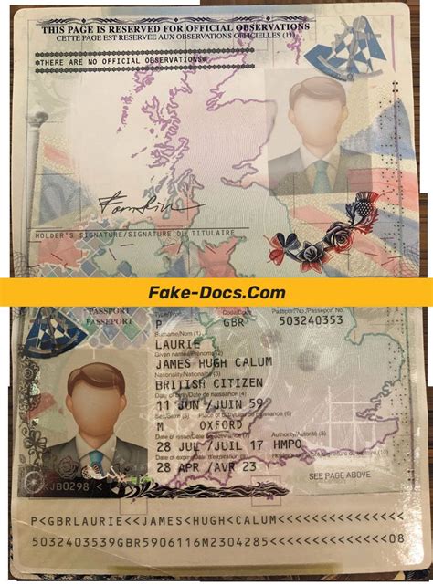 Passport Rf Blank