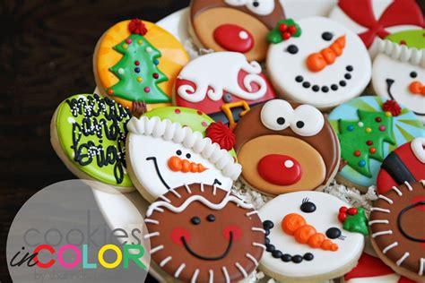 Cookies In Color Chelsweets Snowman Cookies Festive Penguin Cookie