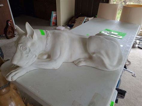 Great Dane Statue Ness Bros Realtors And Auctioneers