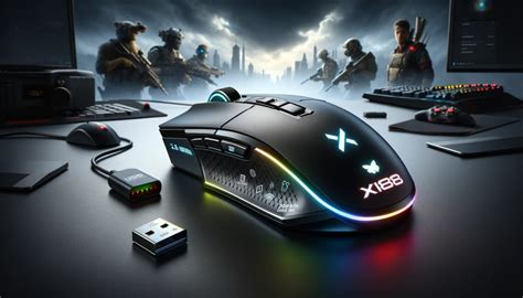 Kuiyn X18 Souris De Jeu Sans Fil 24 G
