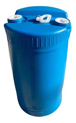 Tambo Azul Chico 70 Lts Cerrado 2 Tapones De Rosca Reacondicionado