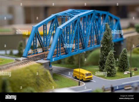 A Layout On The Scale Of Urban Objects A Railway And Various Transport A Layout On The Scale Of Urban Objects A Railway And Various Transport