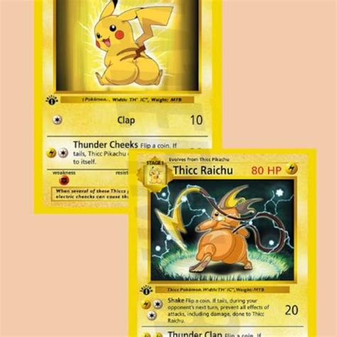 Thicc Pikachu Etsy