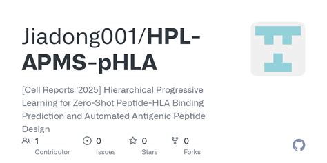 Github Jiadong001 Hpl Apms Phla [cell Reports 2025] Hierarchical Progressive Learning For