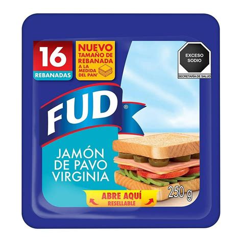 Jamón De Pavo Fud Virginia 250 G Bodega Aurrera Despensa A Tu Casa
