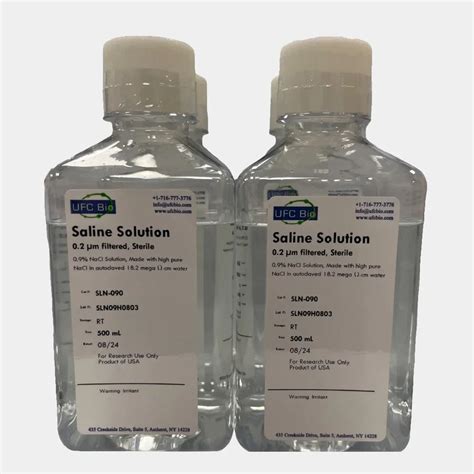 Sterile Saline Solution Saline Solution For Piercings