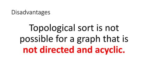 Topological Sort Algorithmpptx