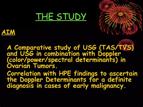 Doppler Determinants In Ovarian Tumors Ppt
