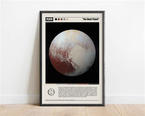 Pluto Poster Pluto Print Pluto Wall Art Pluto Digital Download