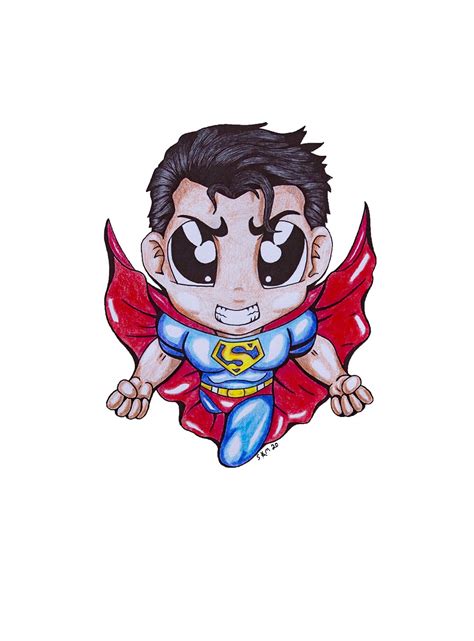 Superman Chibi Drawing