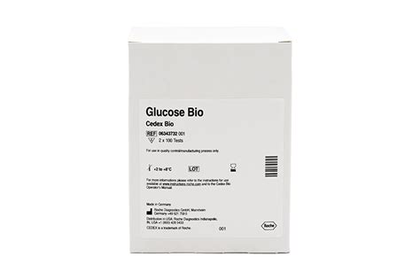 Glucose Bio Test Kit For The Cedex Bio Analyzer