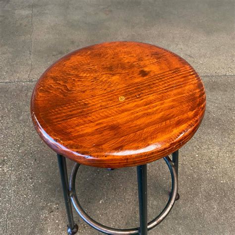 Antique Drafting Table Stool