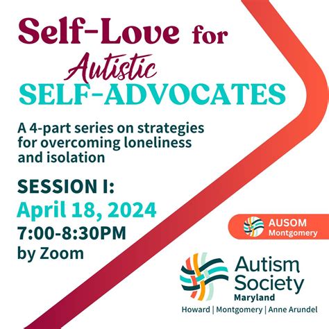 Free Webinar Series On Self Love For Autistic Self Advocates Autism