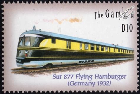 German Railways Drg Class Svt 877 Flying Hamburger Diesel Express Train