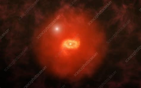 High Redshift Galaxy Illustration Stock Image C047 2628 Science Photo Library