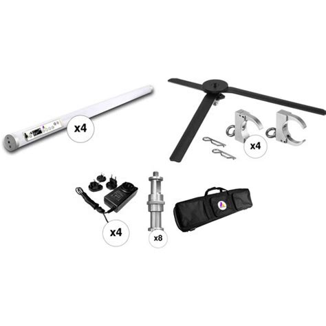 Astera Fp1 Quad Set Kit Set Of 4 Titan Tube Rgb Led Tube Light 34