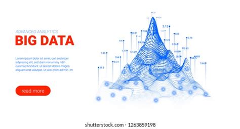 Artificial Intelligence Big Data Analysis Visualization Vector De Stock Libre De Regalías
