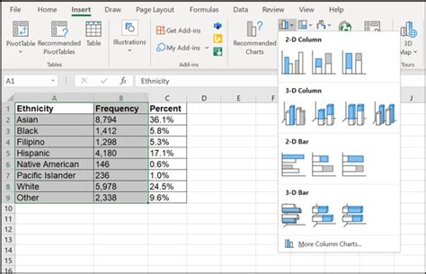 Sampling And Data Excel Tools Instruction Introduction To Business Statistics Problem