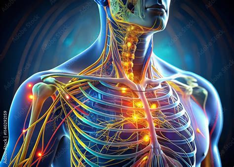 Brachial Plexus Anatomy High Resolution 3d Model With Bokeh Shoulder