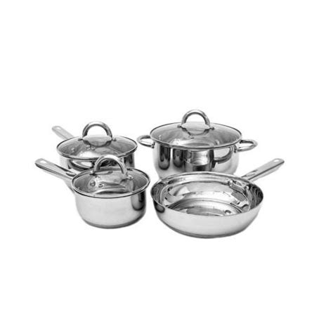 1810 High Quality Evolution 7 Piece Stainless Steel Cookware Set