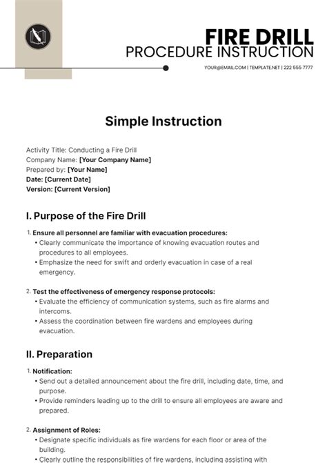 Free Instruction Templates To Edit Online And Print