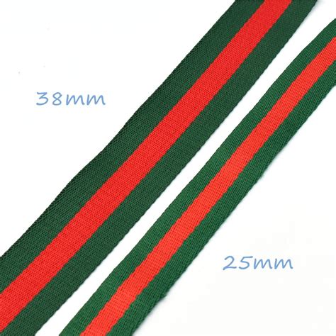 1 1 2 1 Green Red Stripe Webbing Cotto Vicedeal