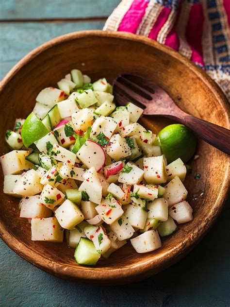 Crunchy Jicama Salad Recipe For A Fresh Twist On Flavor Idina Recipes