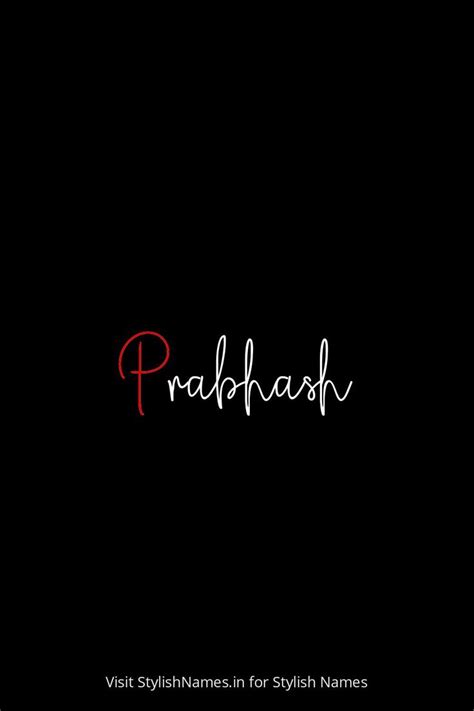 Prabhash Stylish Name Name For Instagram Names