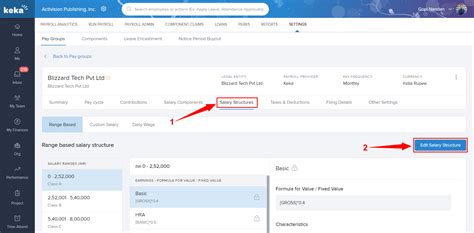 How To Add Change The Formula Of A Component In The Salary Structure
