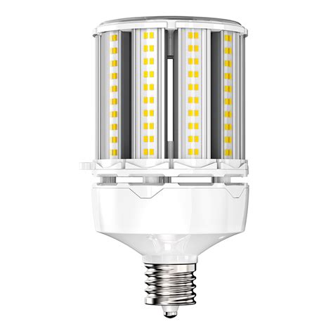 Bombilla Led Corn Con Casquillo E40 De 80w En Luz Fría