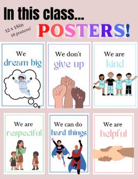 In Our Class Posters By Lavender Lessons Tpt