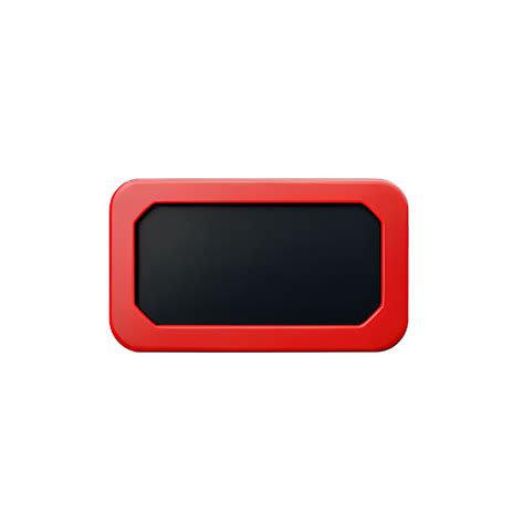 Rectangle Button 3d Element 25208654 Png