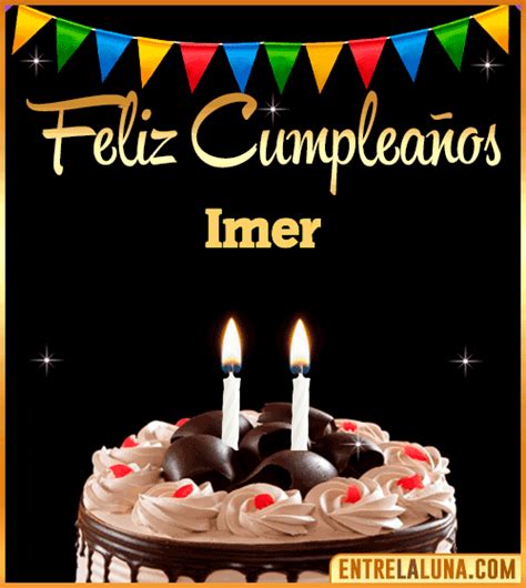 Feliz Cumpleaños Imer  🎂 【felicidades Imer 】🎉