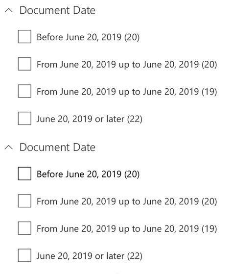 date refiner showing the same dates · issue 195 · pnp sp dev solutions