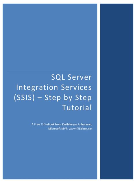 Free Ebook Sql Server Integration Services Ssis Step By Step Version 2