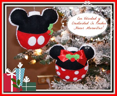 Moldes De Mickey Mouse Navideño Imagui