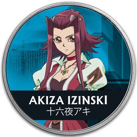 Niue Yu Gi Oh Akiza Izinski Coloured 1 Oz Silver 2024 Slab Metal