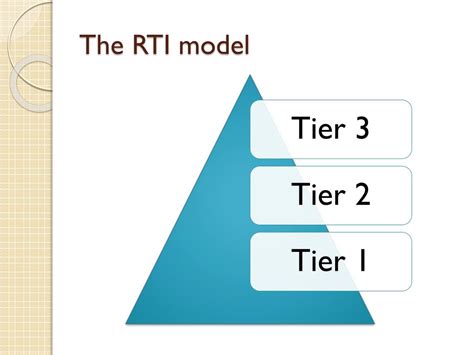 Ppt Understanding The Rti Model For English Language Learners Tiers