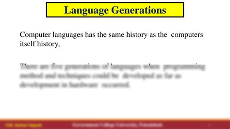 Solution 7 Generations Of Computer Languages Studypool
