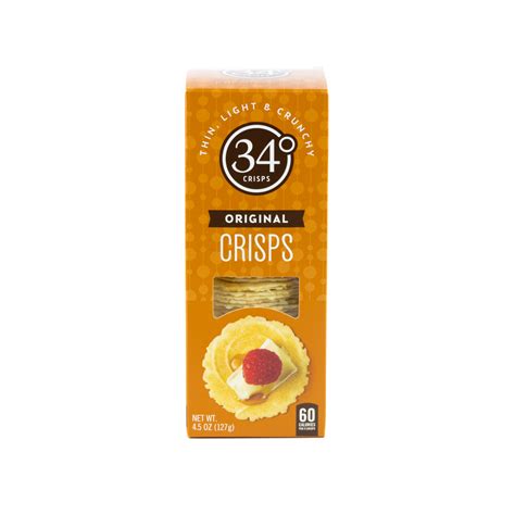 34 Degrees Natural Crisps Marin Cheese