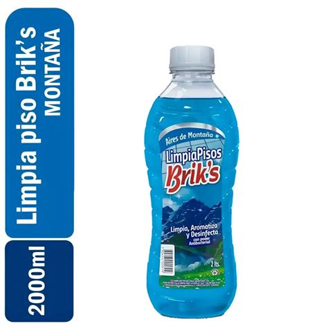 Limpia Pisos Botella Briks Montaña 2 Lts Hipermax